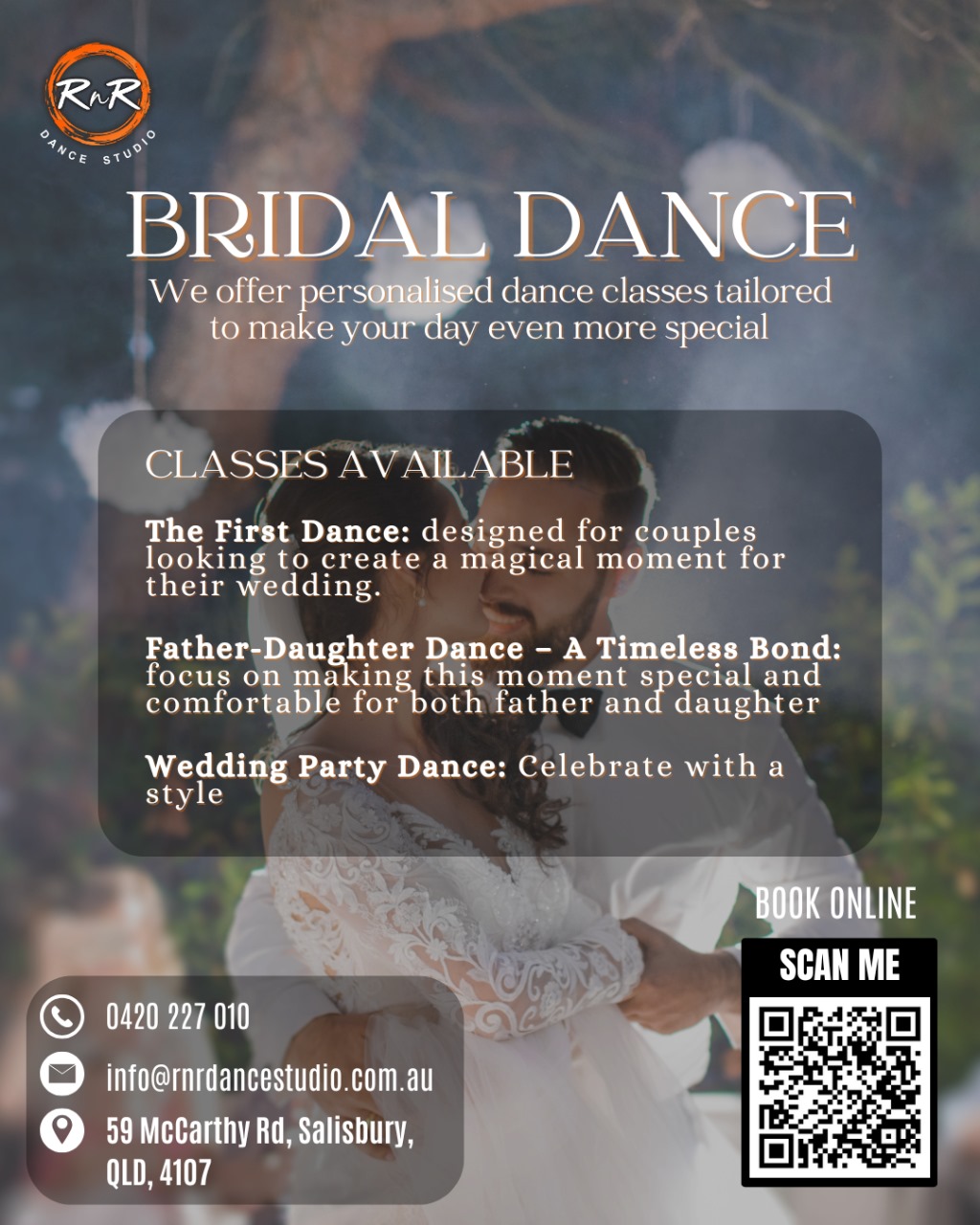 Bridal Dance Classes Sunnybank | R&R Dance Studio